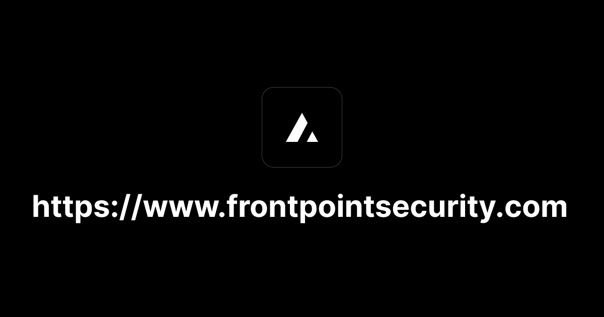 Safeguard Your Small Business with Frontpoint Security